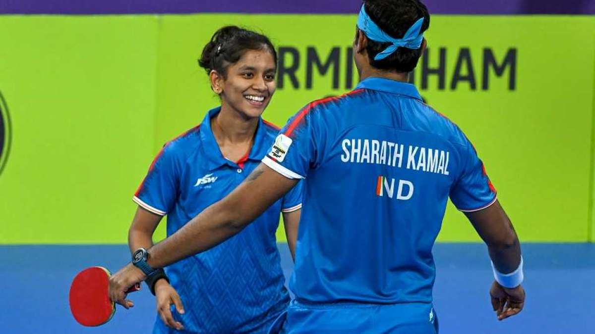 CWG 2022: Telangana player Sreeja Akula pair wins gold in mixed doubles ...
