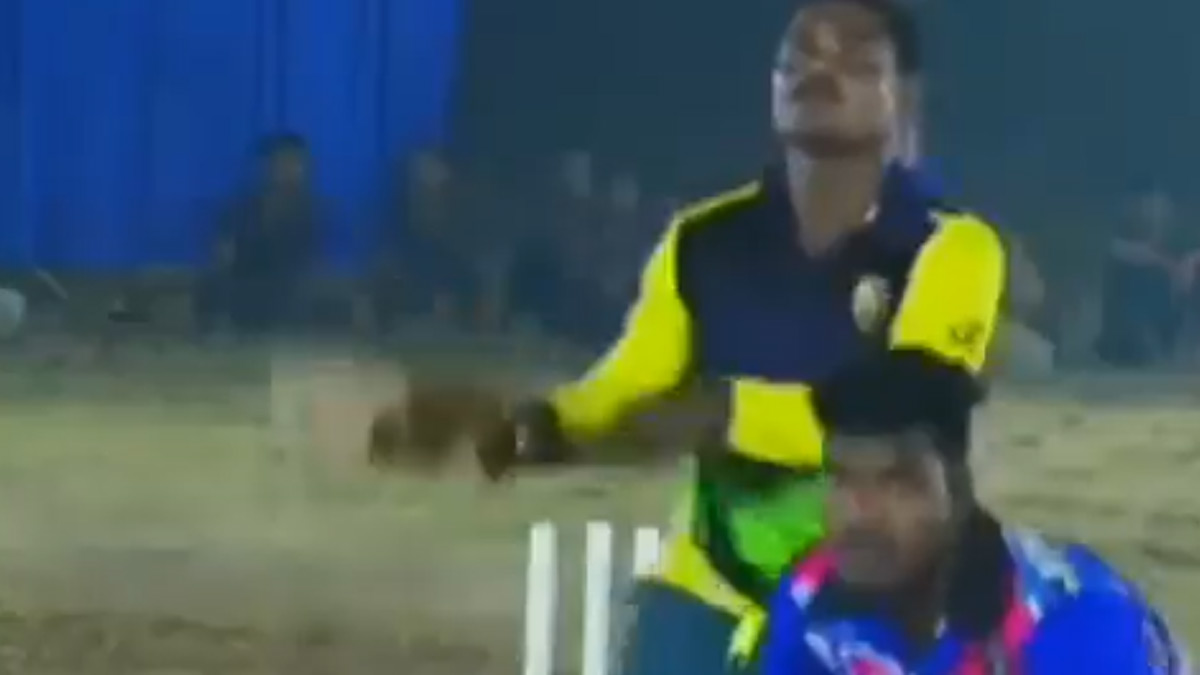 Unique Scoop Shot in cricket: ఇదెక్కడి స్కూప్ షాట్‌రా మామ! (వీడియో ...